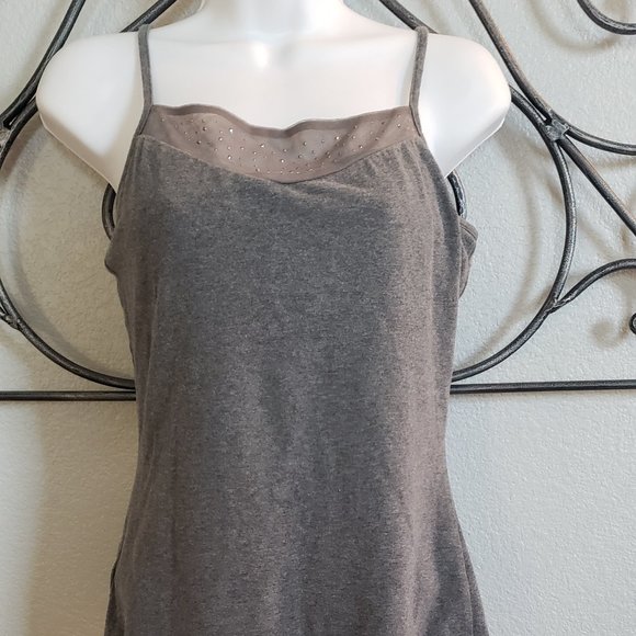 Express | Tops | Fancy Gray Tank Top | Poshmark